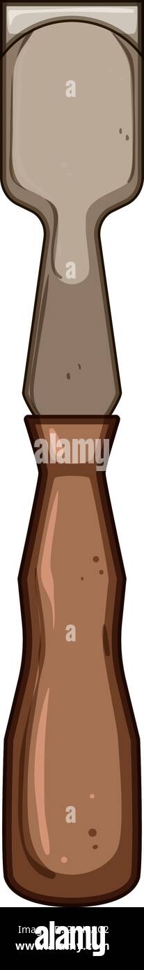 precision chisel carving cartoon vector illustration Stock Vector Image ...