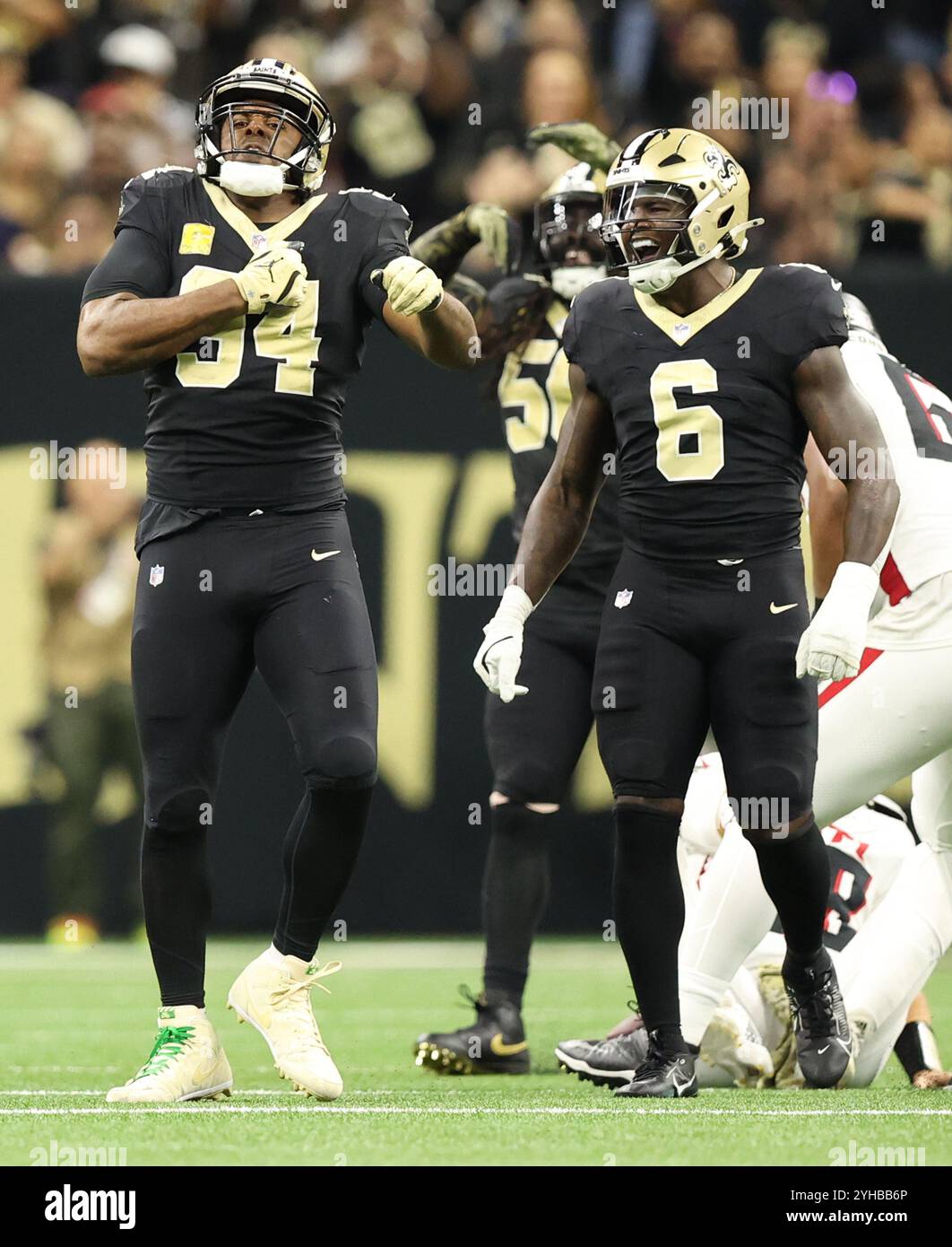 New Orleans Saints defensive end Cameron Jordan (94) does his chest ...