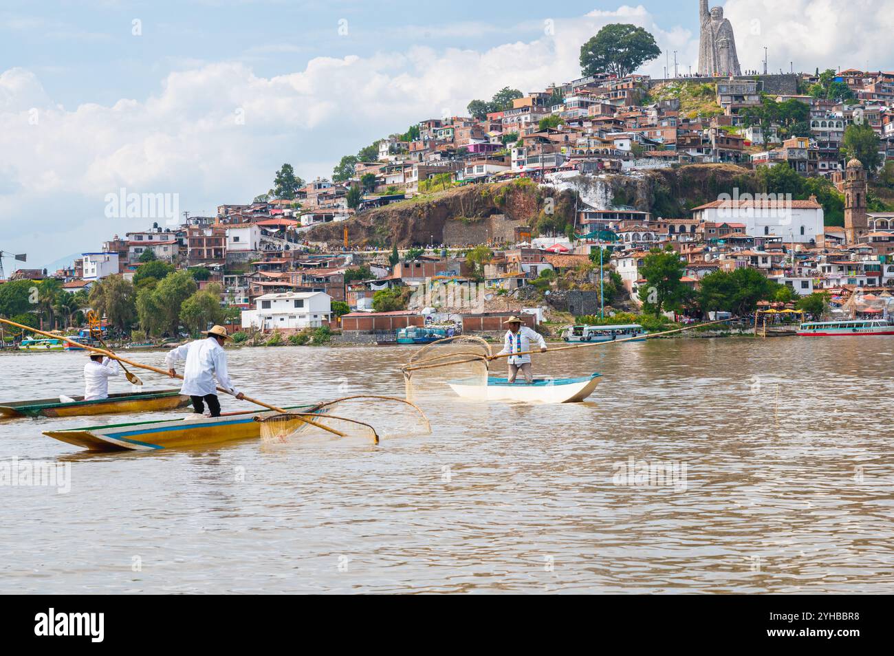 Beautiful Island of Janitzio, Patzcuaro, Michoacan Stock Photo - Alamy