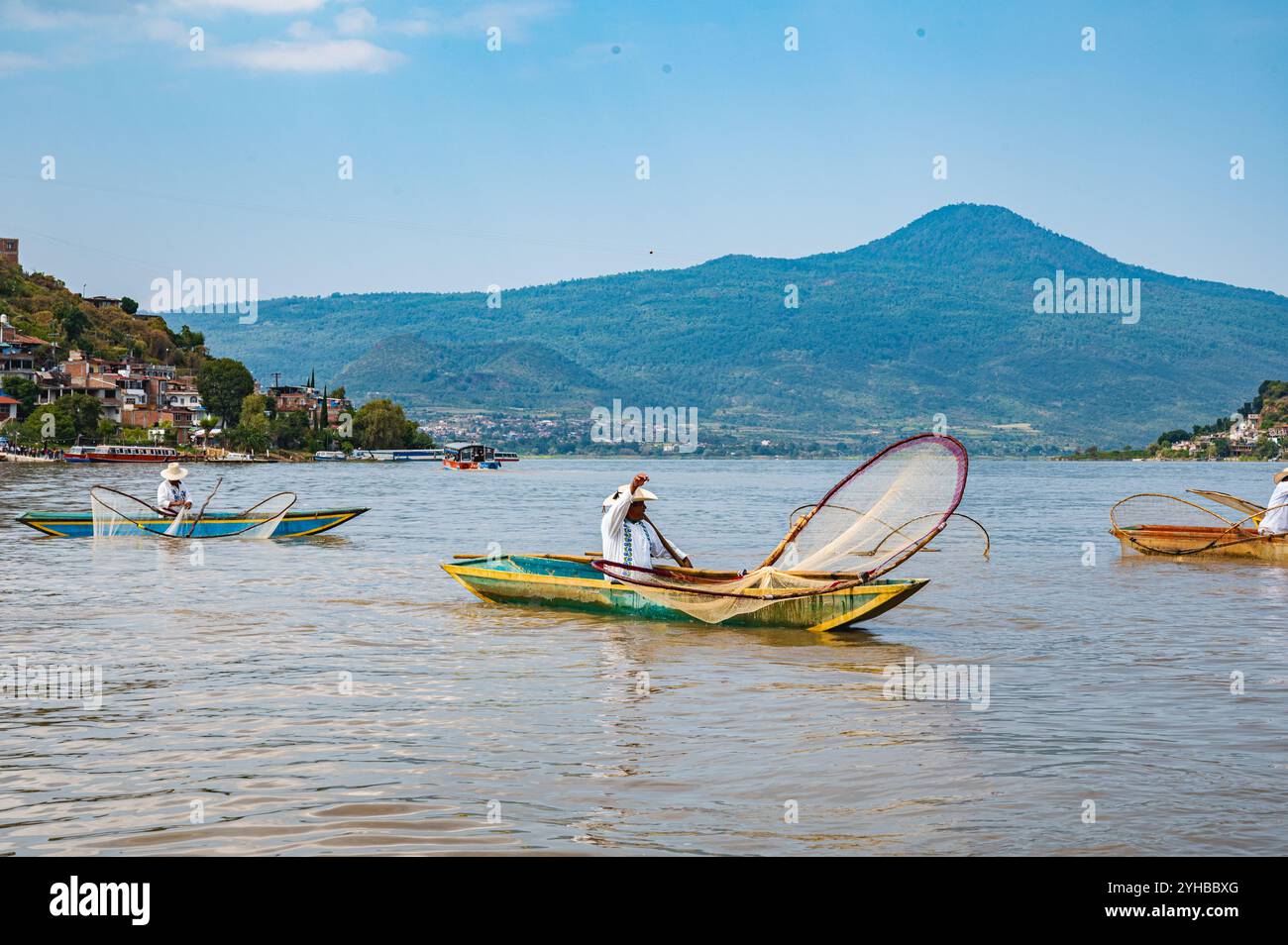 Beautiful Island of Janitzio, Patzcuaro, Michoacan Stock Photo - Alamy