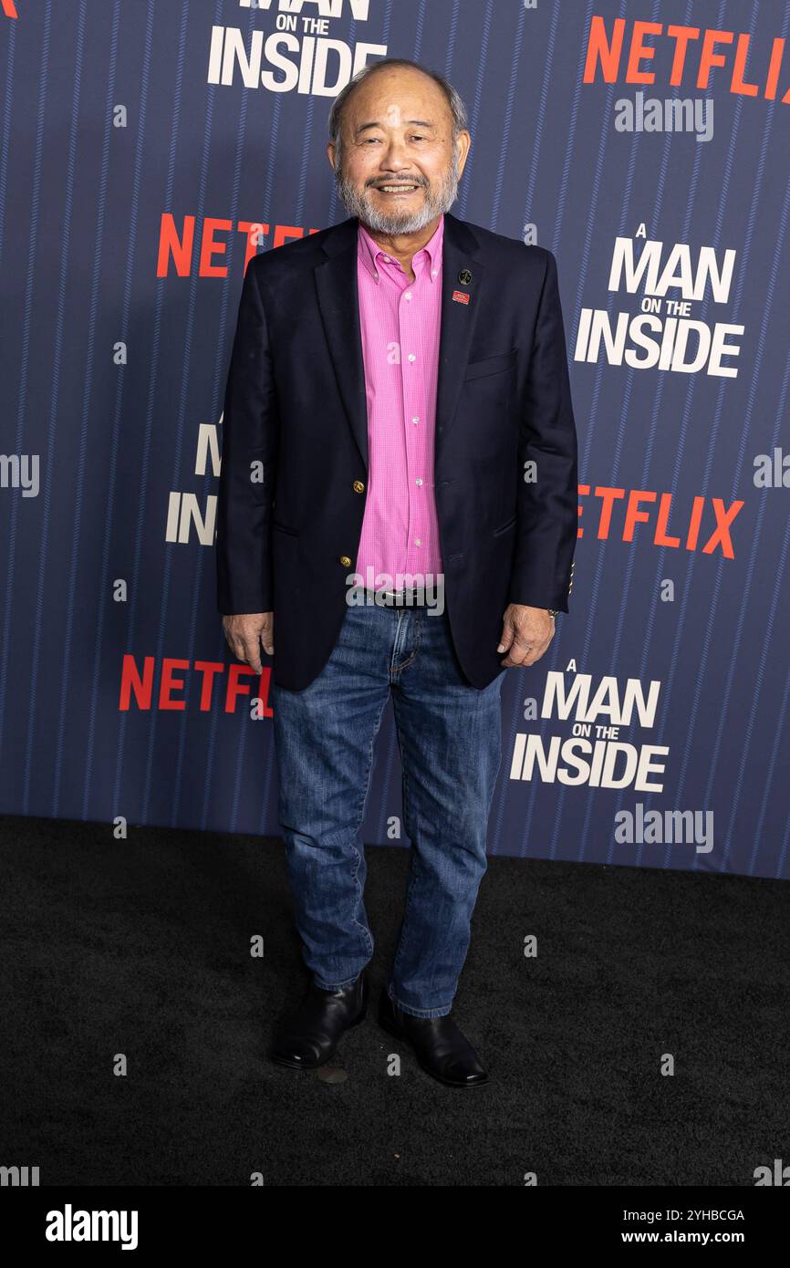 Los Angeles, USA. 10th Nov, 2024. Clyde Kusatsu attends the arrivals of ...