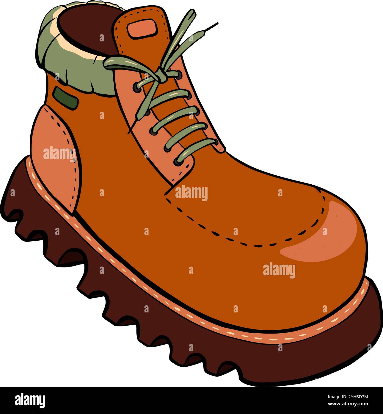 Stylish Brown Hiking Boot that Features a Durable Sole for Extra ...