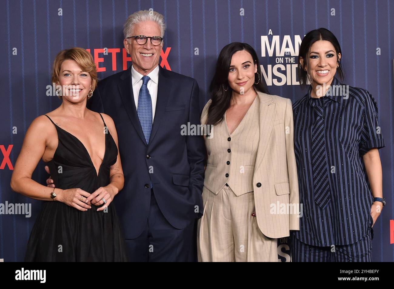 Mary Elizabeth Ellis, from left, Ted Danson, Lilah Richcreek Estrada ...
