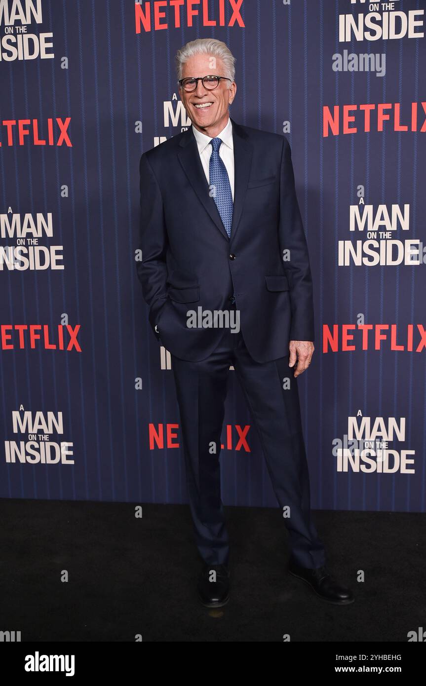 Ted Danson arrives at the premiere of "A Man on the Inside" on Sunday ...