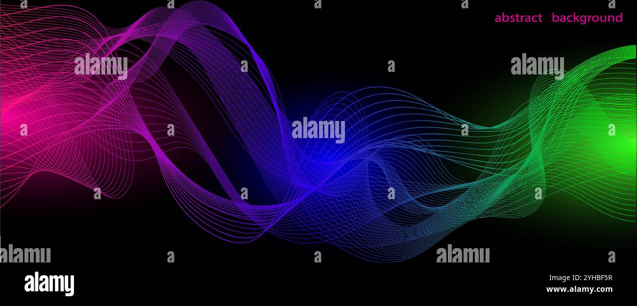 Design features dynamic lines Stock Vector Images - Alamy