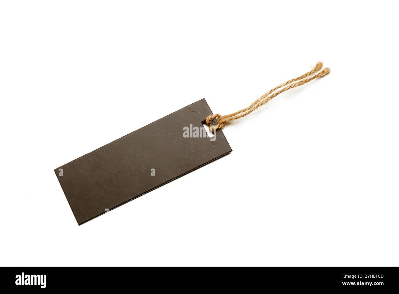 Empty shopping tag template. Isolated on white Stock Photo - Alamy