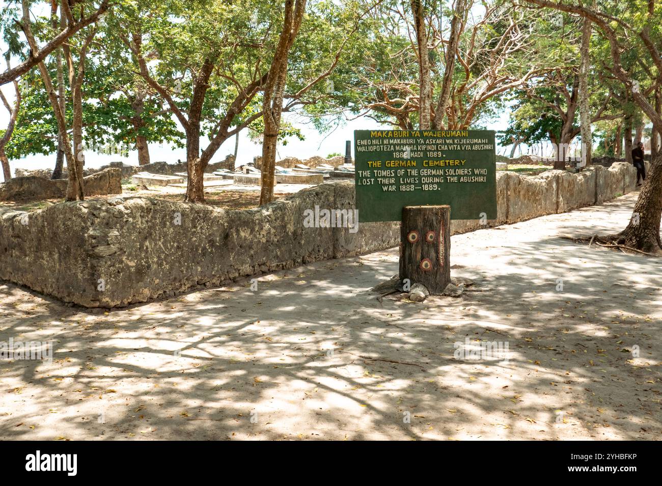 The German Cemetery in Old Stone Town Conservation Area in Bagamoyo ...