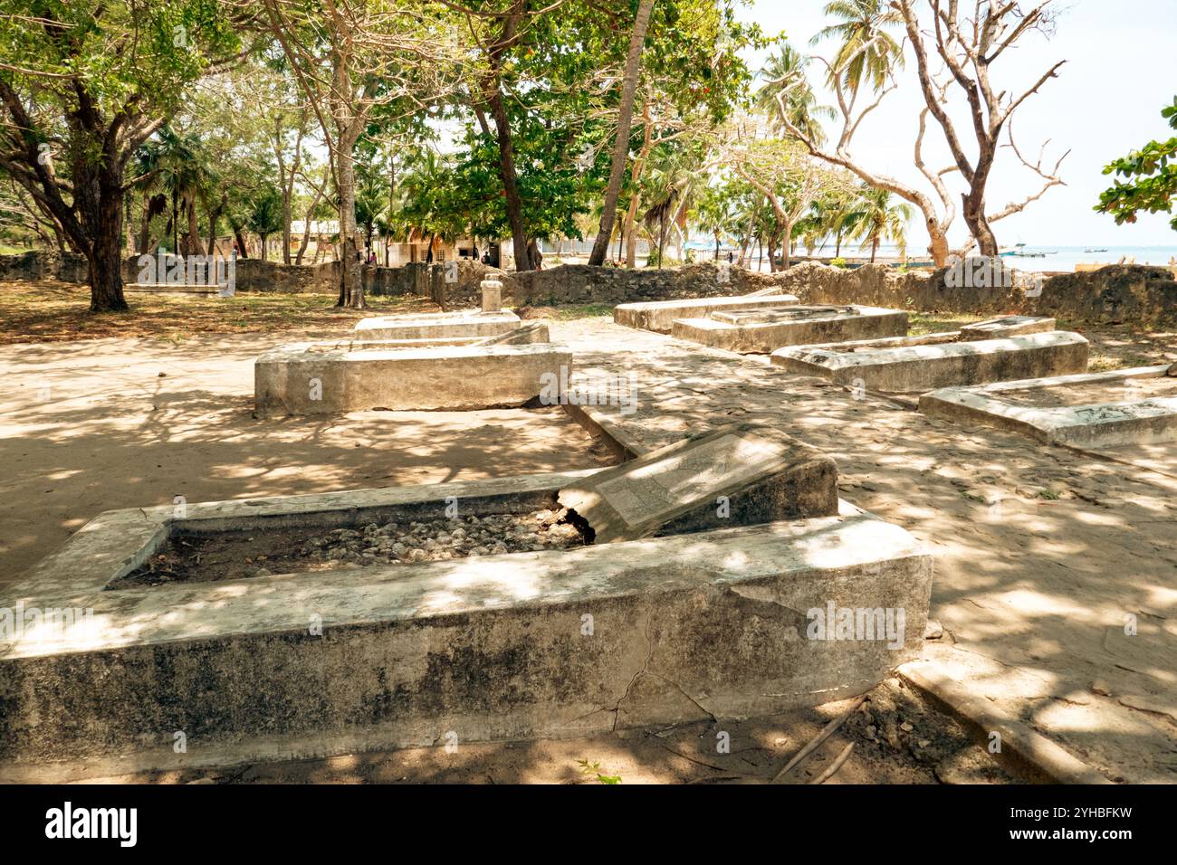 The German Cemetery in Old Stone Town Conservation Area in Bagamoyo ...