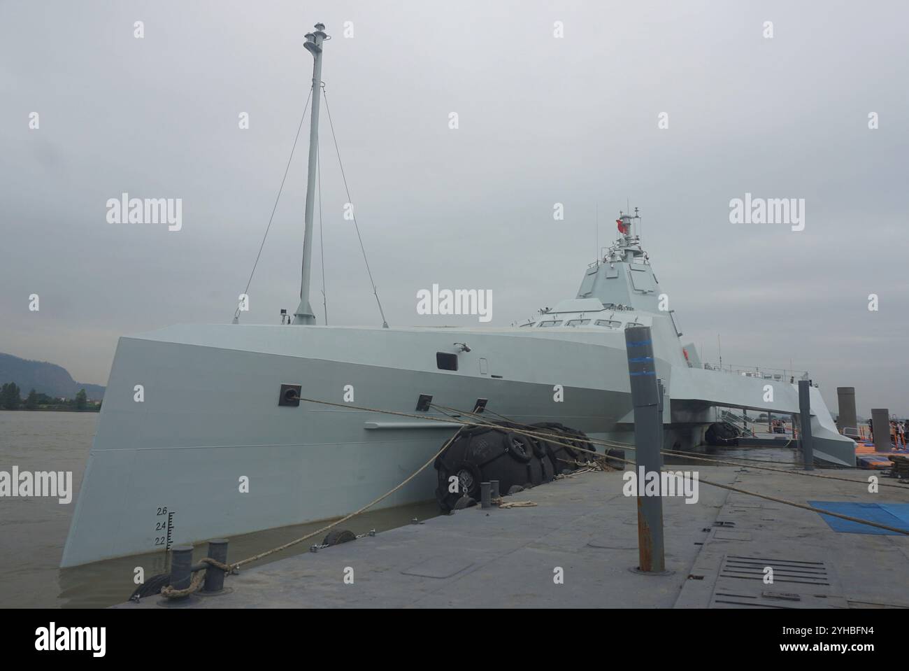 A view of the world's largest uncrewed warship Hujing, or Orca, in ...