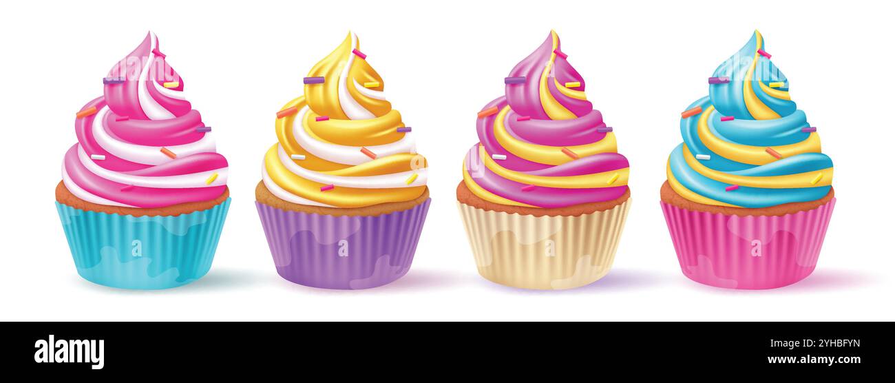 Cupcake Decorating Clip Art