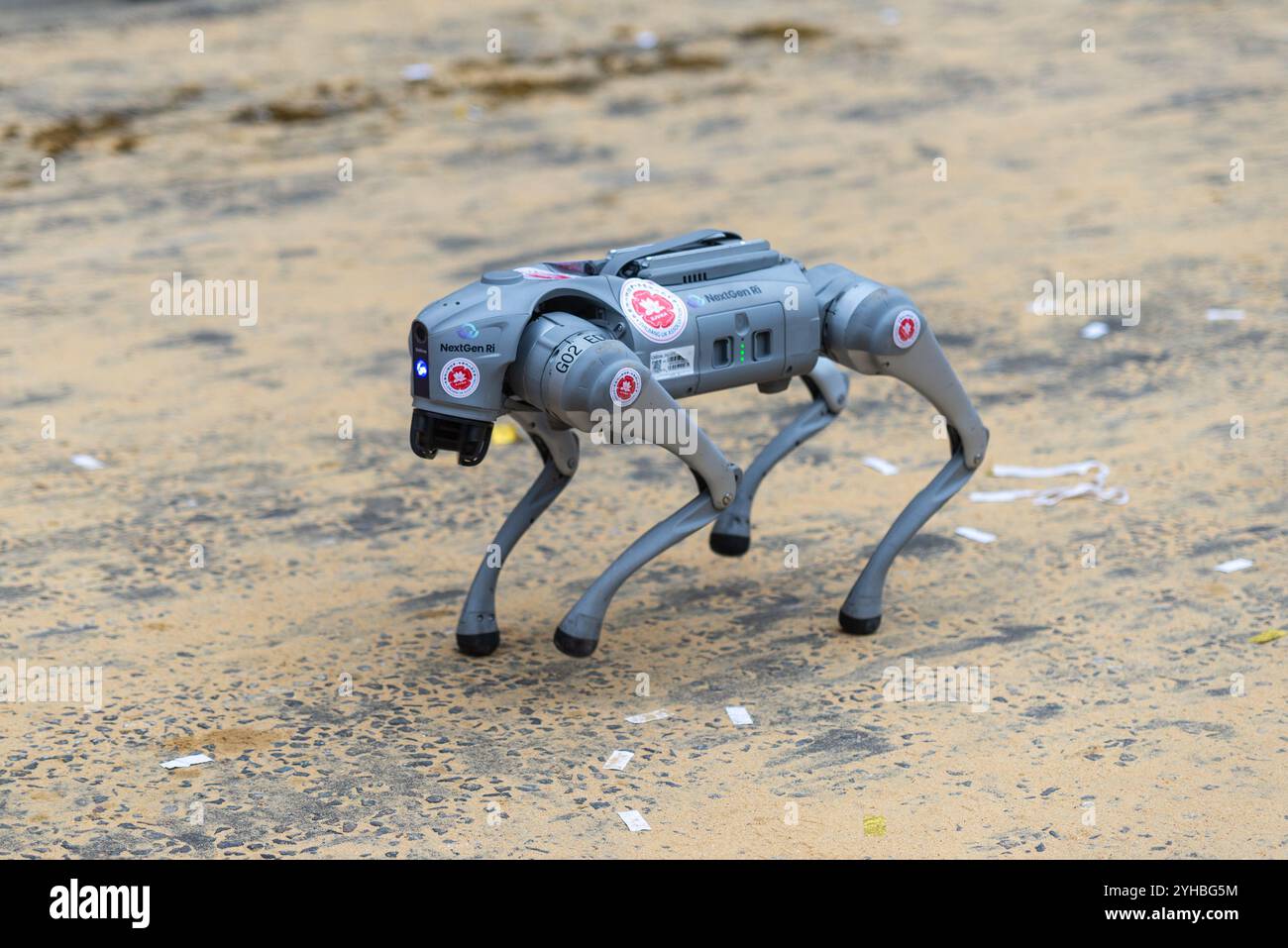 Next Gen Ri Unitree Go2 Air Robot Dog at the Lord Mayor's Show parade ...