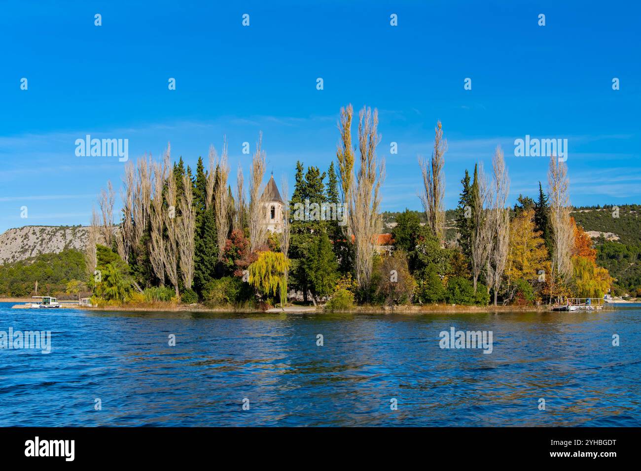 Visovac Franciscan Monastery of Our Lady in Krka National Park, Croatia ...