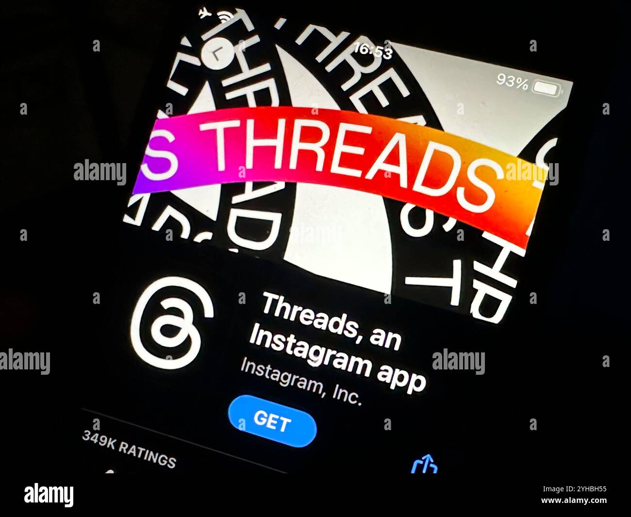 November 11, 2024, United States of America: The Instagram Threads App ...