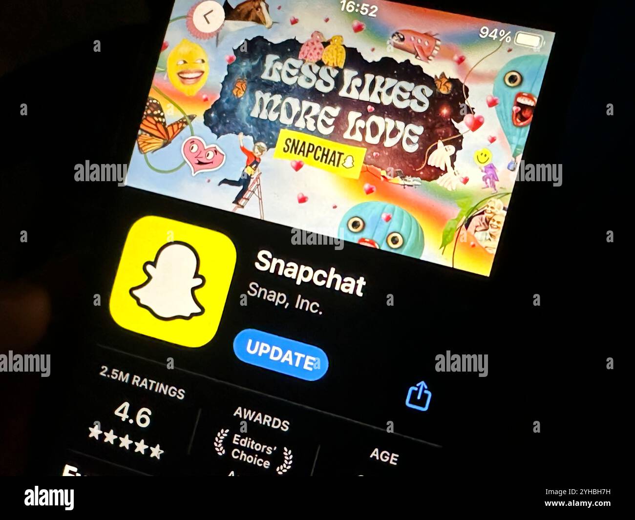 November 11, 2024, United States of America: Snapchat .Snapchat is an ...