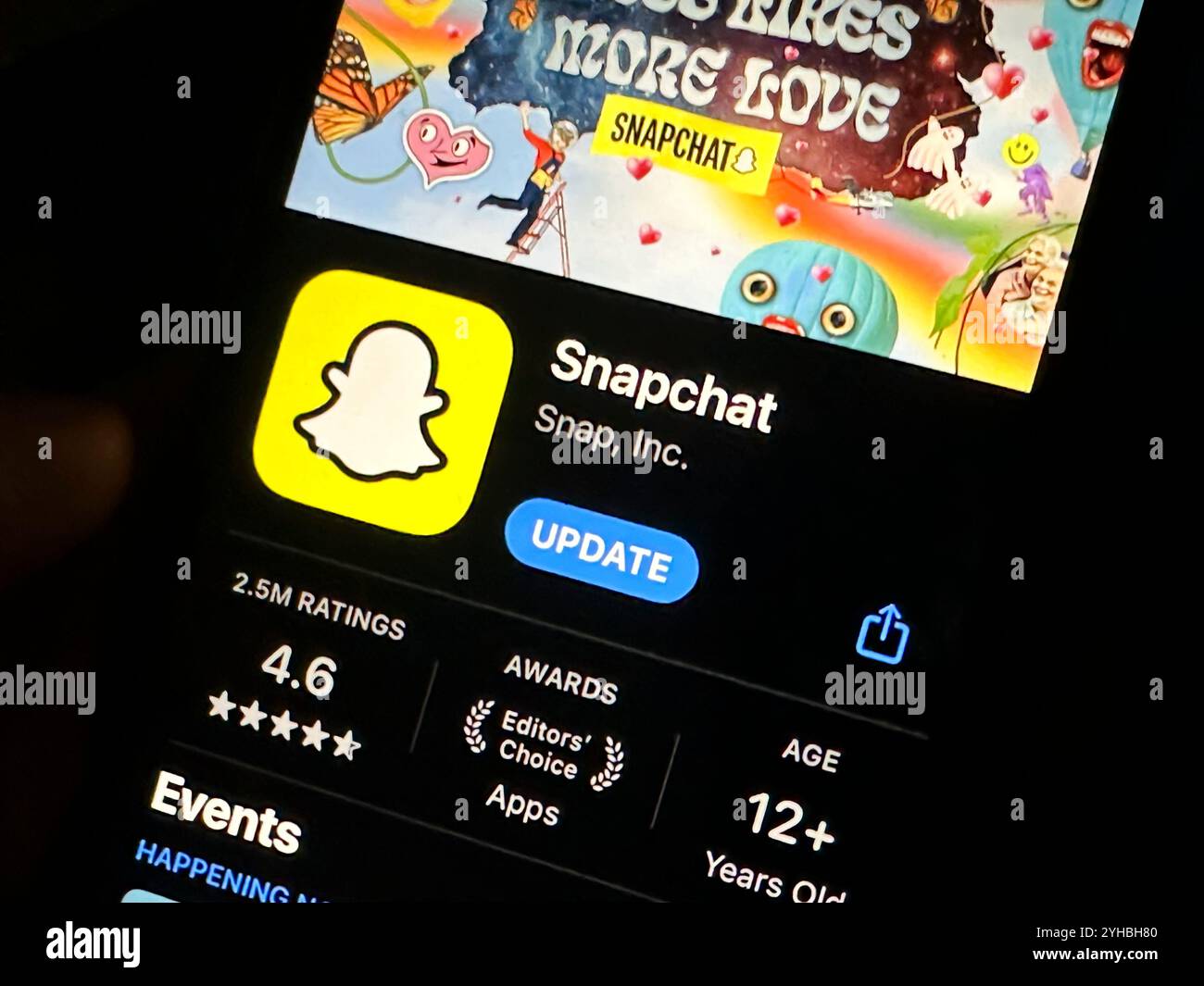November 11, 2024, United States of America: Snapchat .Snapchat is an ...