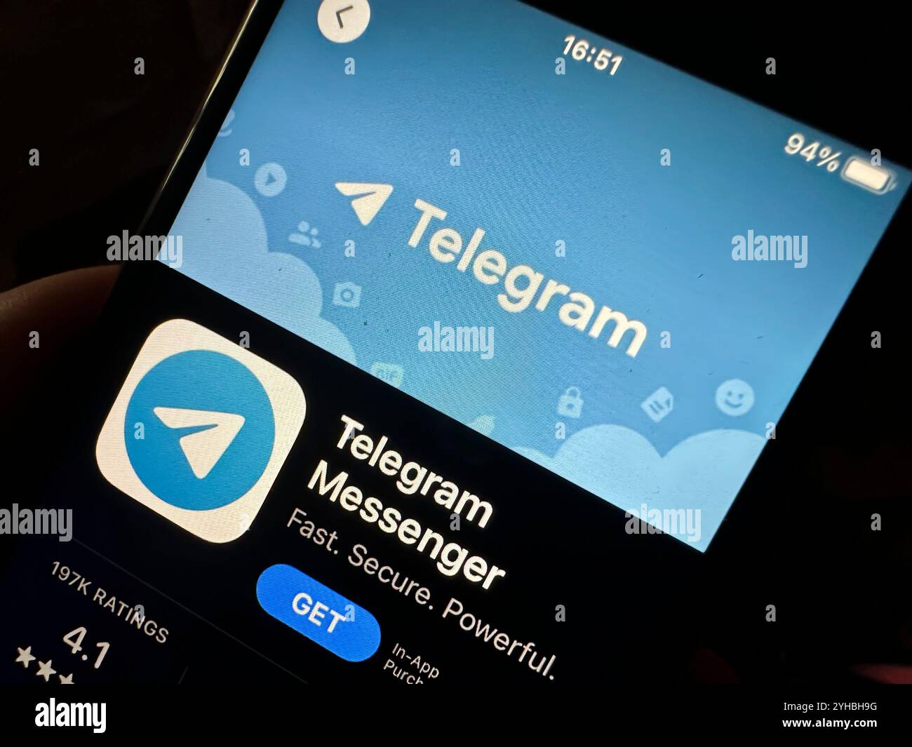 November 11, 2024, United States of America: Telegram .Telegram ...