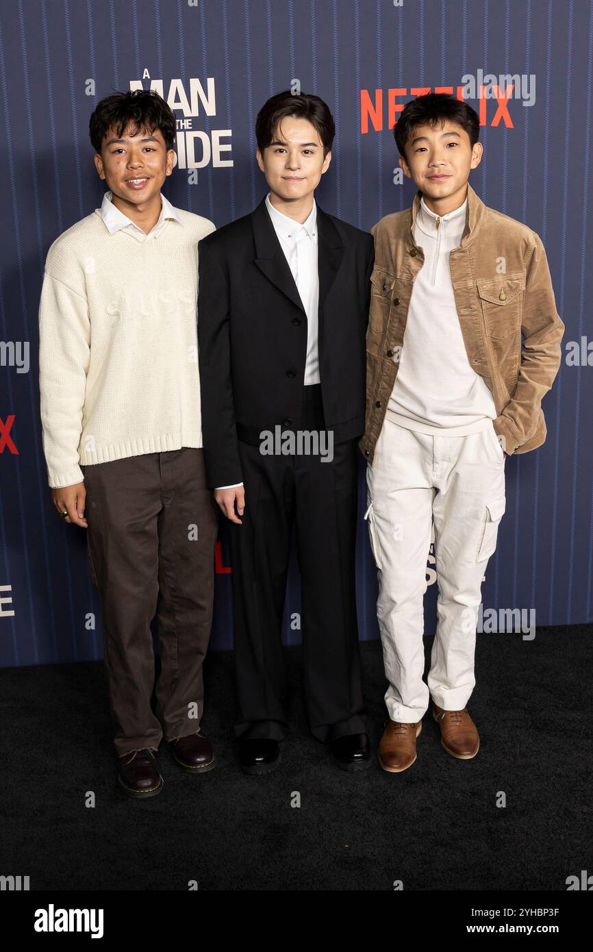 Los Angeles, USA. 10th Nov, 2024. Deuce Basco, Lincoln Lambert and ...