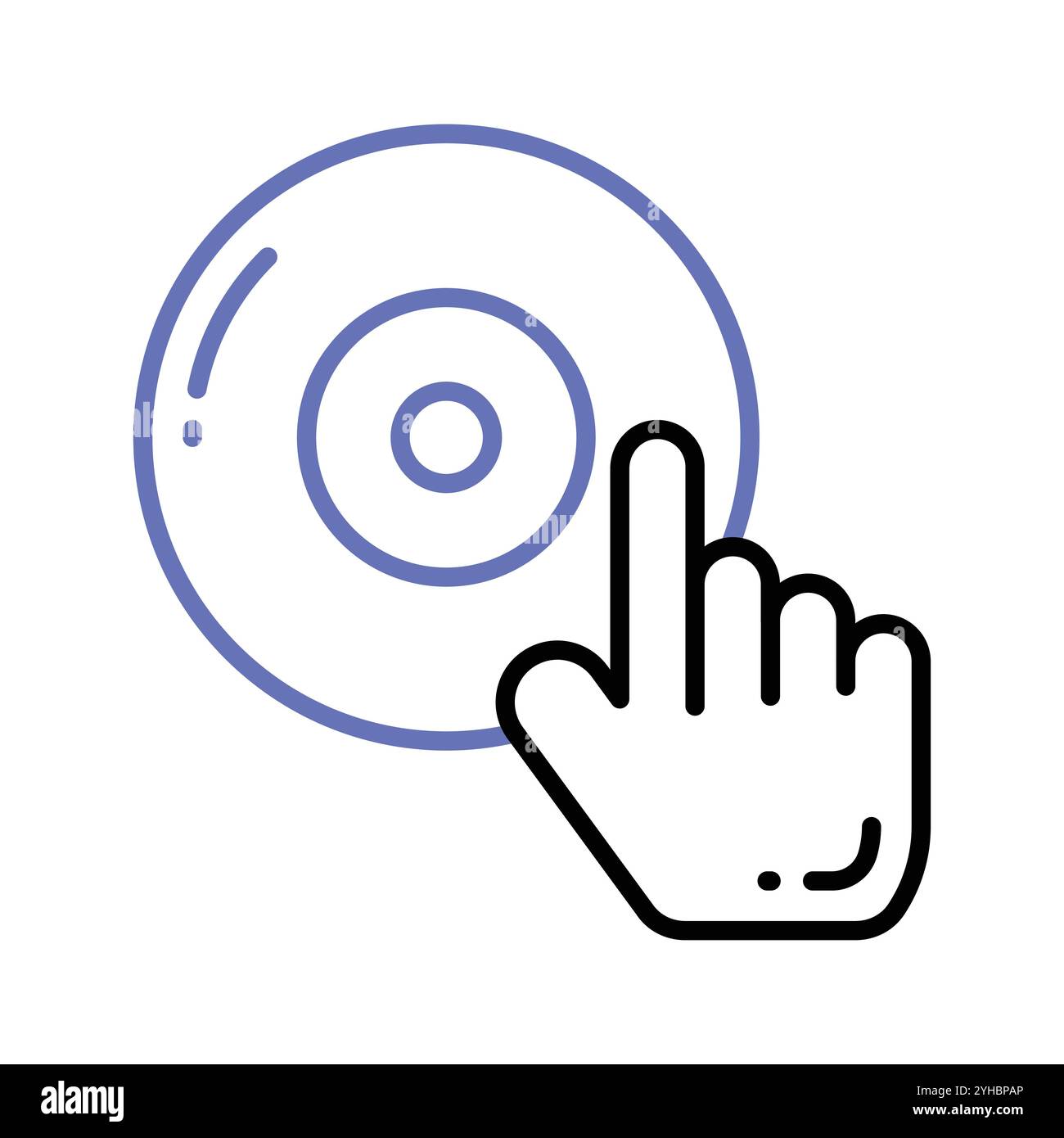 Compact disc storage media Stock Vector Images - Alamy