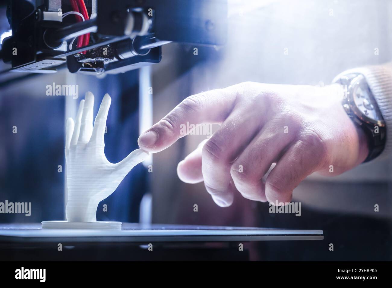 3d printing in progress Stock Photo - Alamy