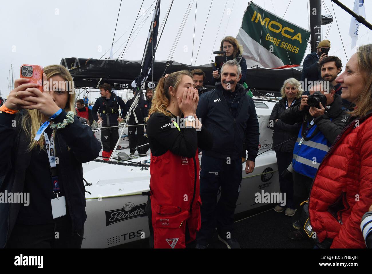 France. 10th Nov, 2024. Violette Dorange, 23, the ever youngest female ...