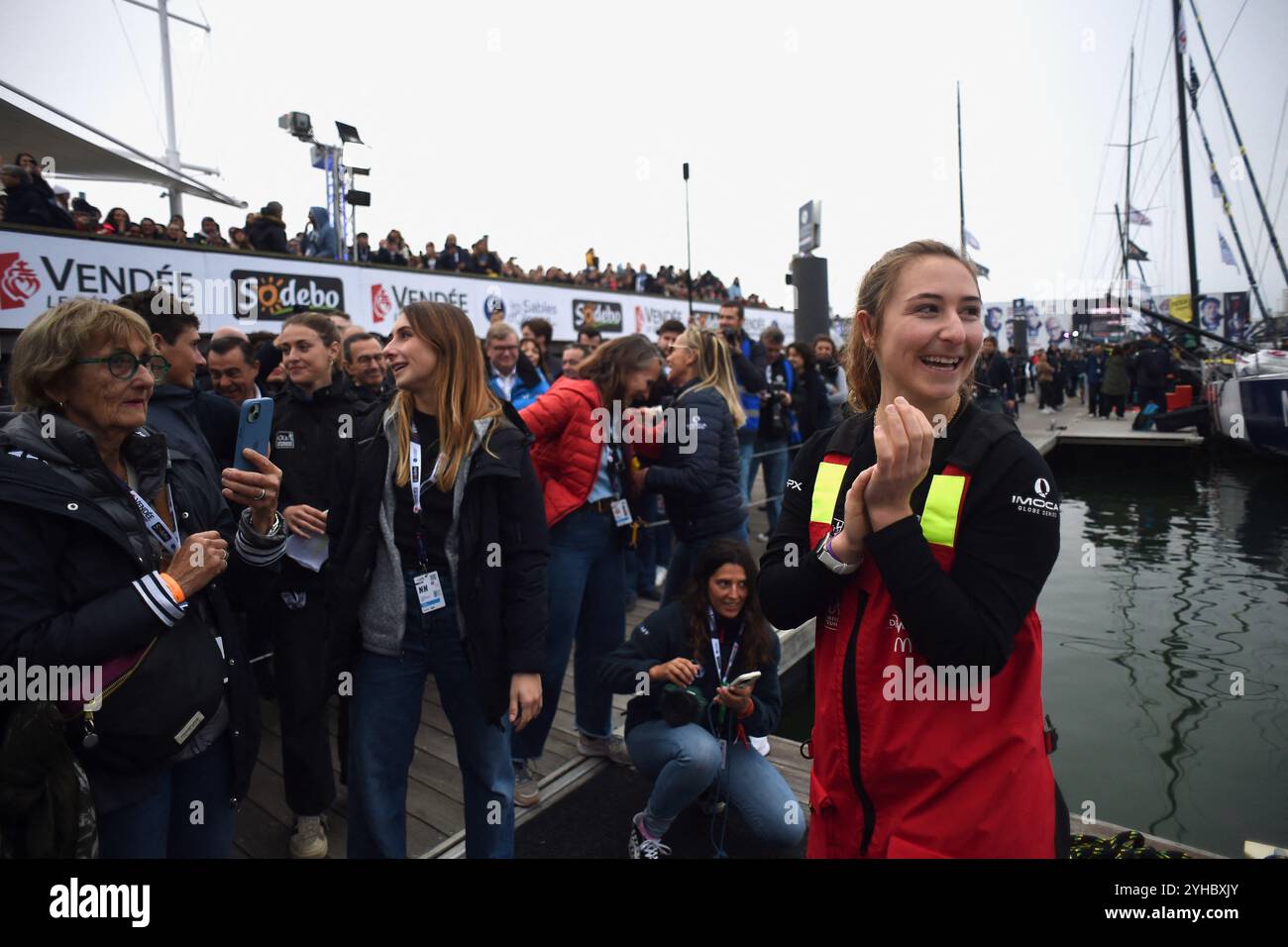 France. 10th Nov, 2024. Violette Dorange, 23, the ever youngest female ...