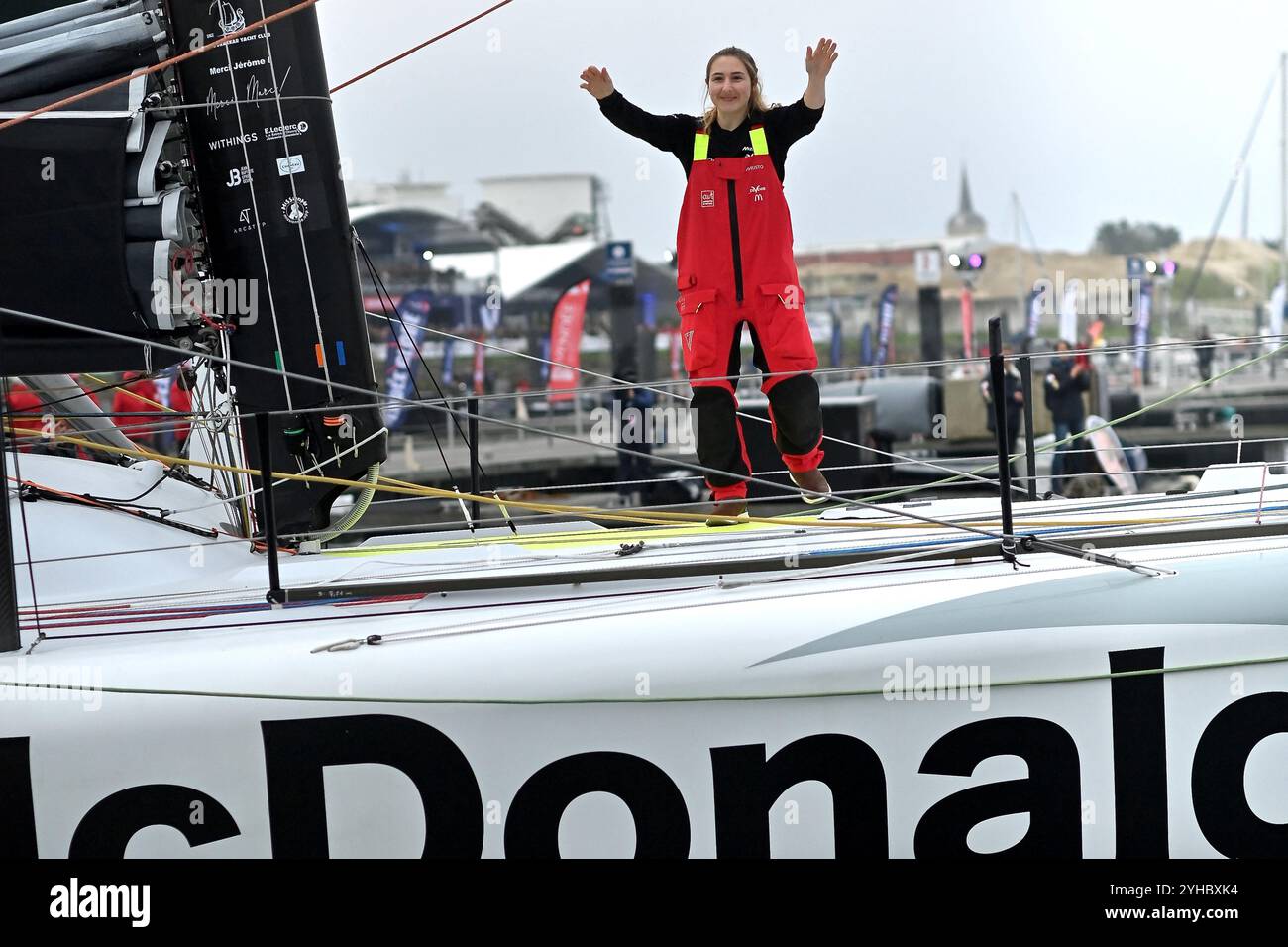 France. 10th Nov, 2024. Violette Dorange, 23, the ever youngest female ...