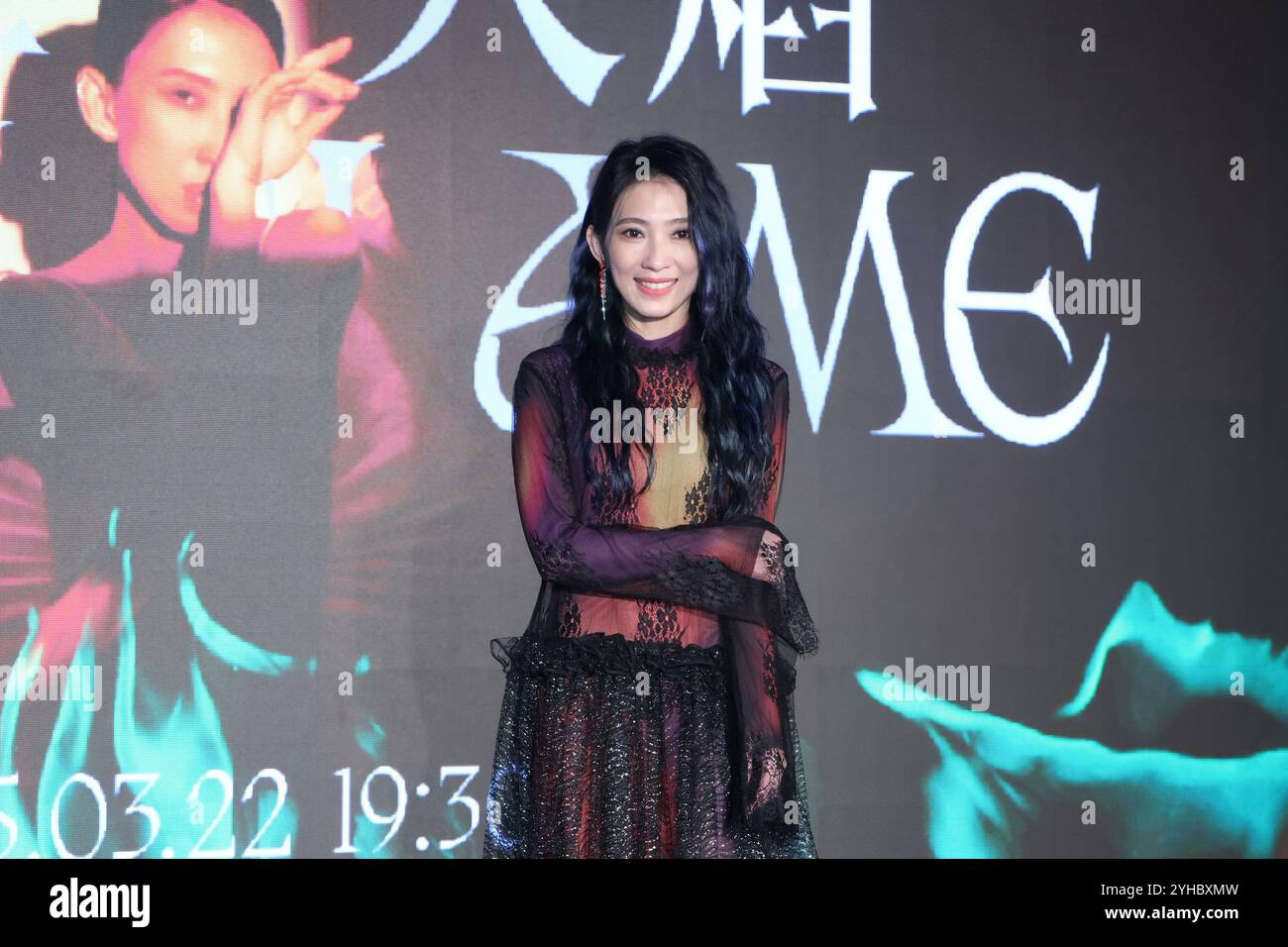 Singer Penny Tai attends the release ceremony of her album "TWIN FLAME ...
