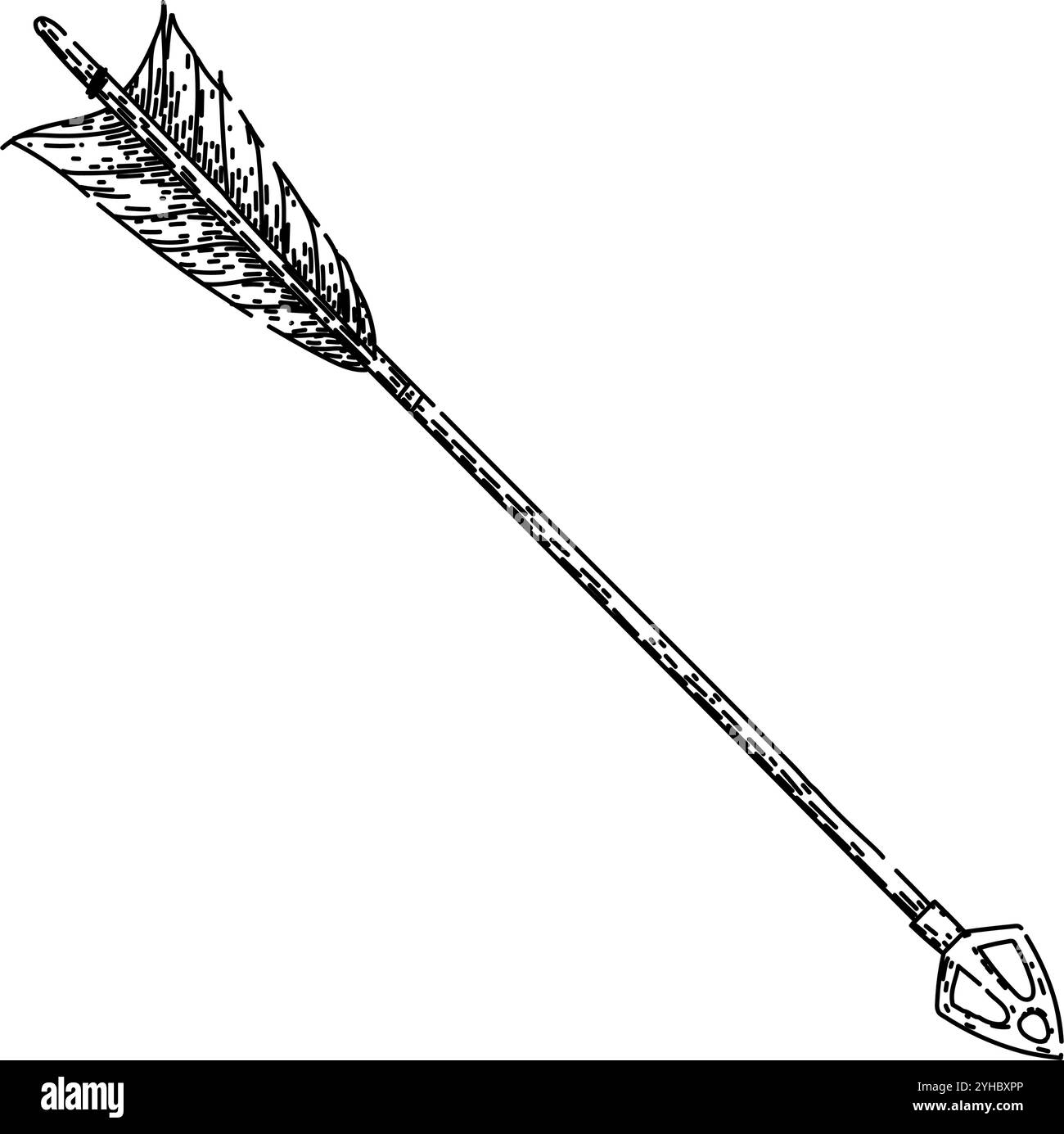 classic arrow sketch hand drawn vector Stock Vector Image & Art - Alamy