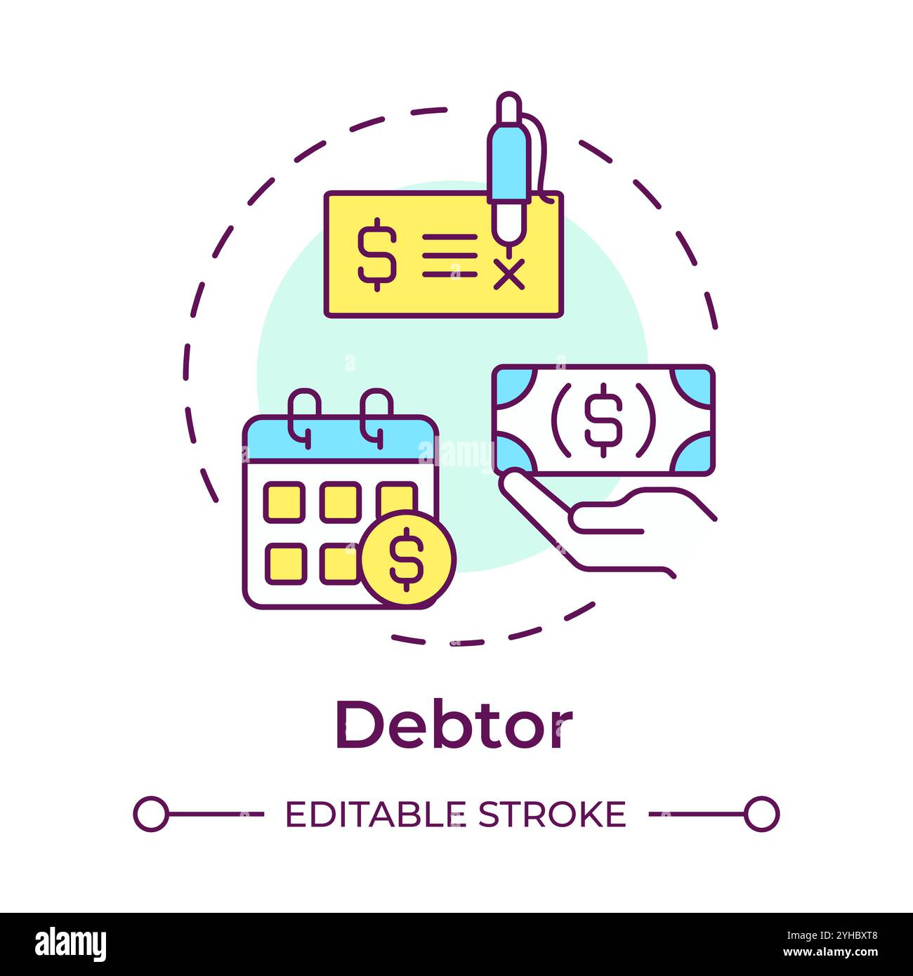 Debtor Cut Out Stock Images & Pictures - Alamy