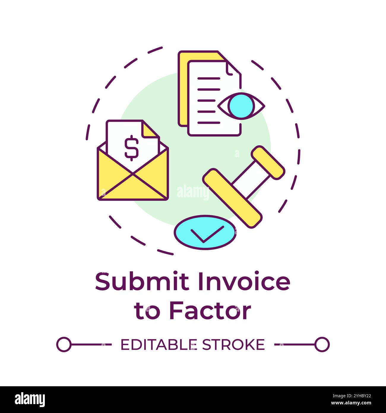 Invoice approval symbol hi-res stock photography and images - Alamy