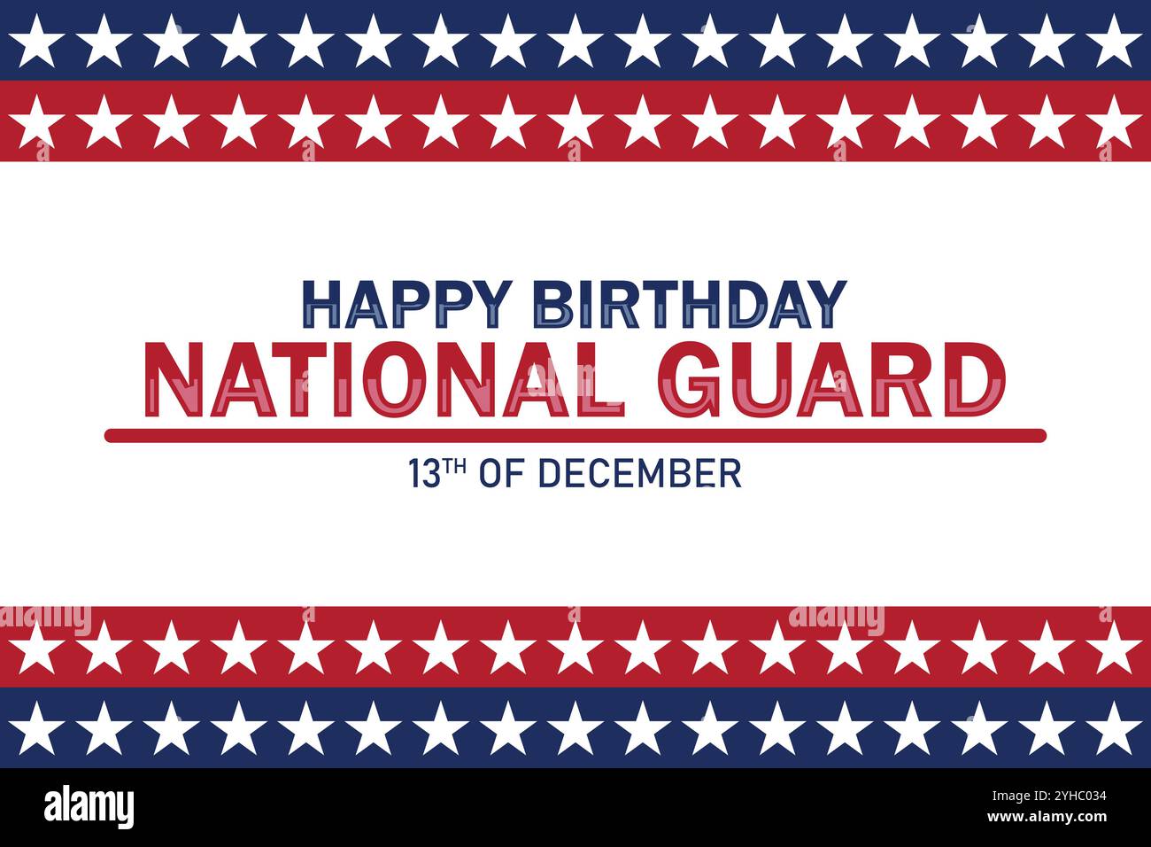 Happy Birthday National Guard wallpaper with shapes and typography ...