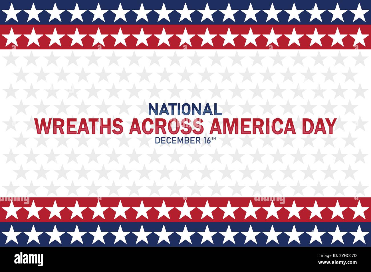 National Wreaths Across America Day. Holiday concept. Template for background, banner, card ...