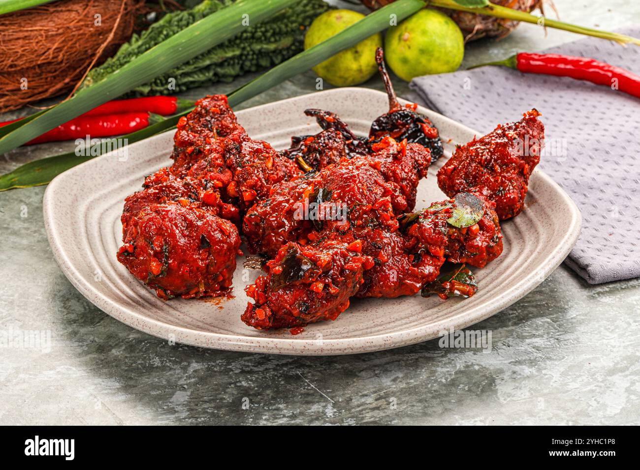 Indian snack chicken 65 hi-res stock photography and images - Alamy
