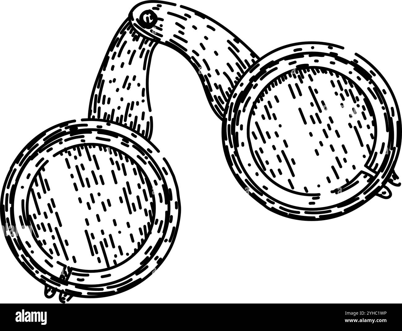 antique spectacles sketch hand drawn vector Stock Vector Image & Art ...