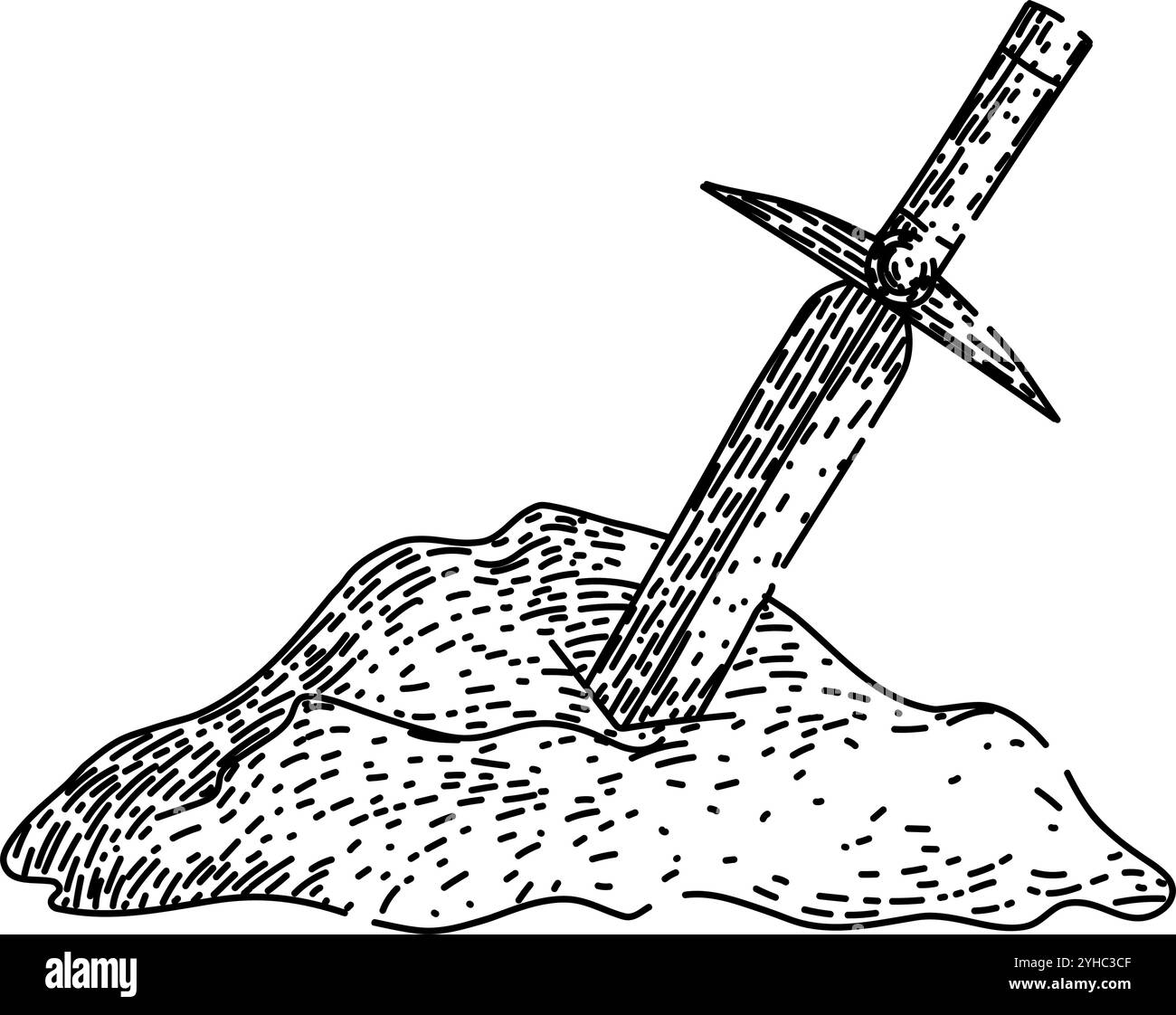 Arthur merlin magic sword Stock Vector Images - Alamy