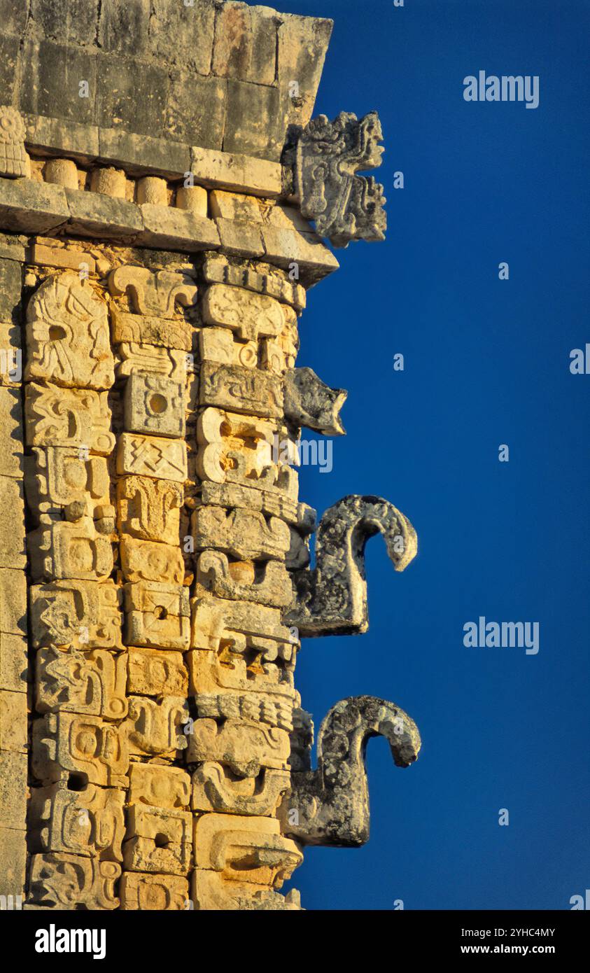 Chac Masks, Cuadrangulo de Monjas (Nunnery Quadrangle), Ruta Puuc ...