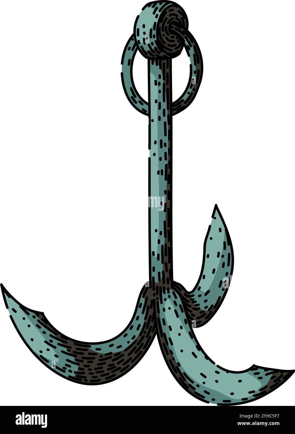 classic anchor sketch hand drawn vector Stock Vector Image & Art - Alamy