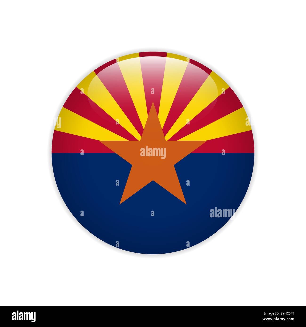 Usa america illustration arizona circle Stock Vector Images - Alamy