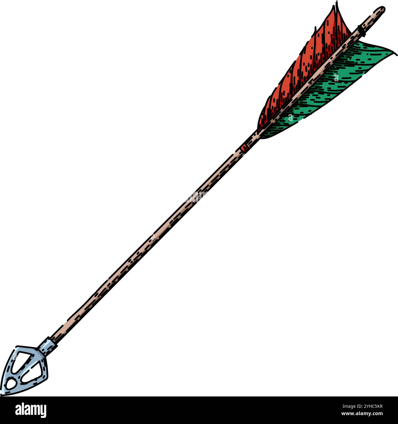 classic arrow sketch hand drawn vector Stock Vector Image & Art - Alamy