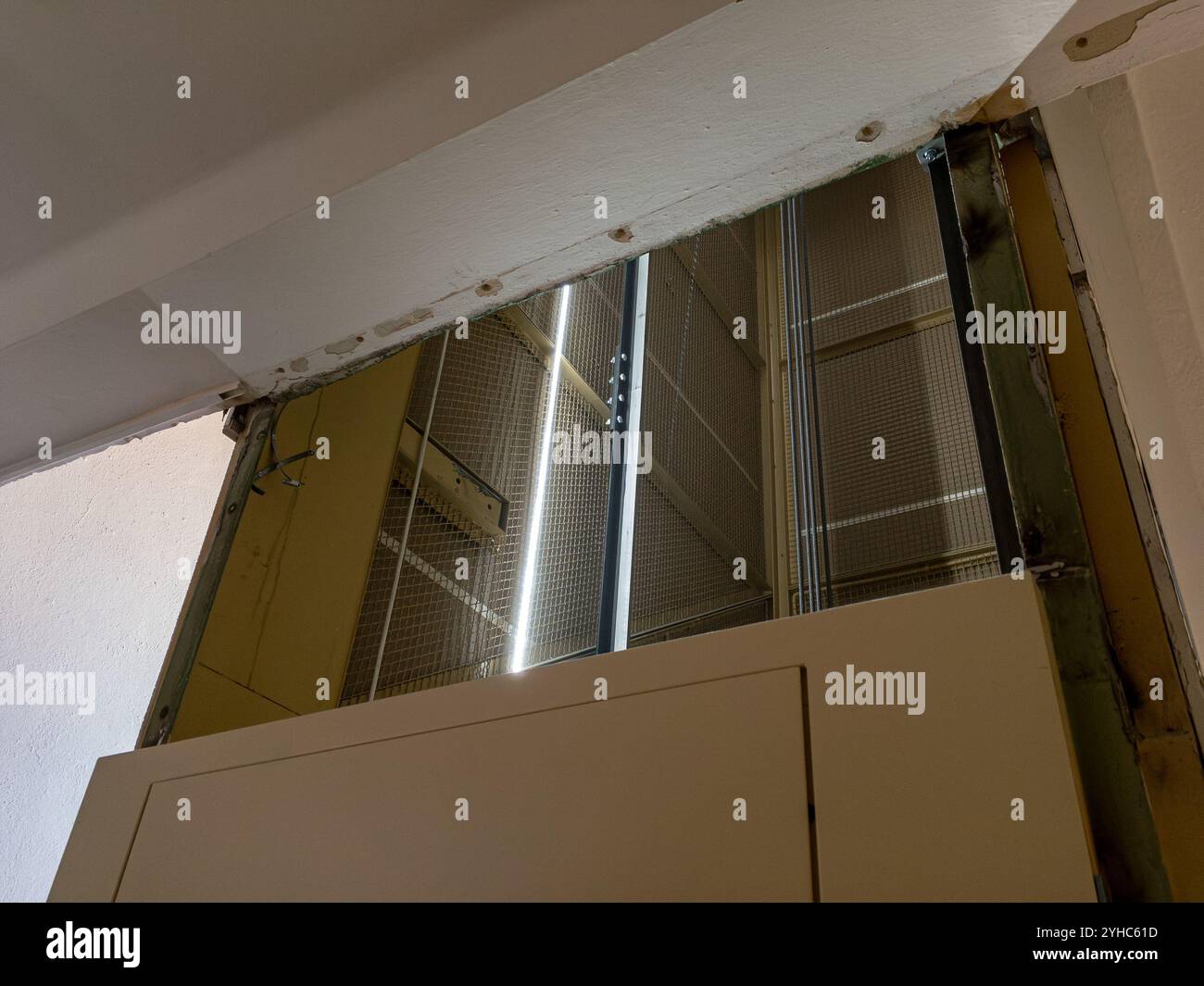 Elevator reconstruction hi-res stock photography and images - Alamy