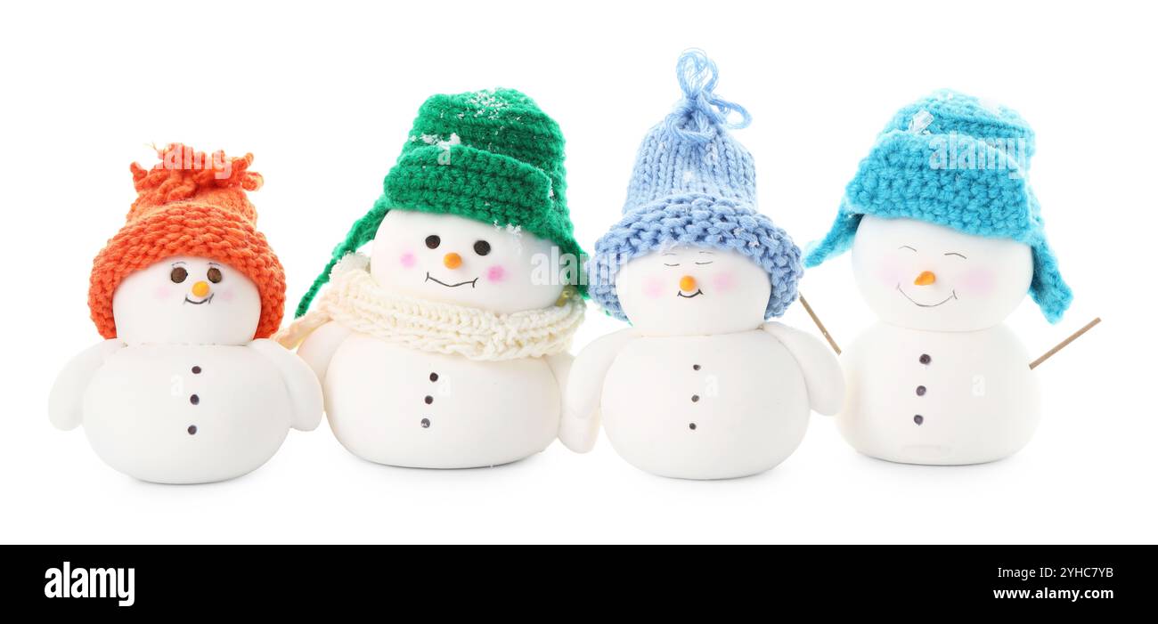 Many snowmen hi-res stock photography and images - Alamy