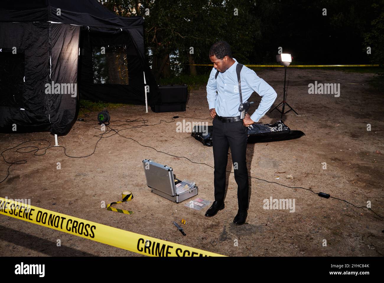Standing Up Crime Scene Tape Free Crime Scene Night Image | Download