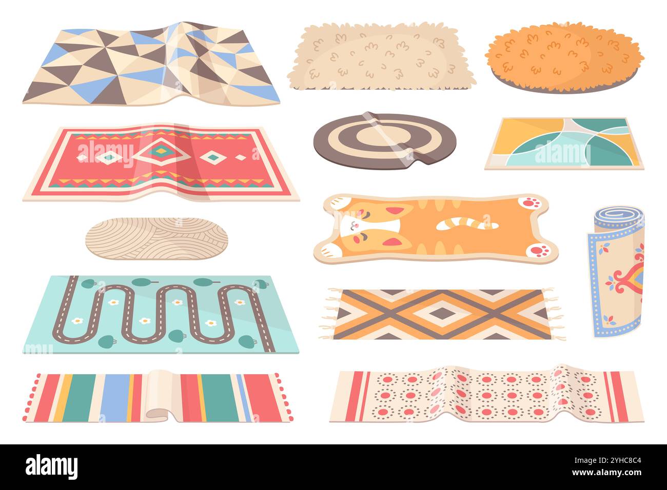 Kids rugs Stock Vector Images - Alamy