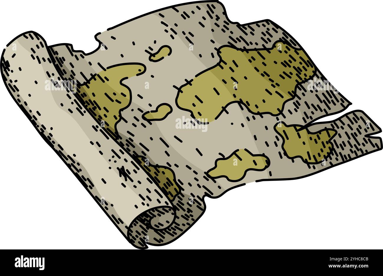 Compass old atlas Stock Vector Images - Alamy