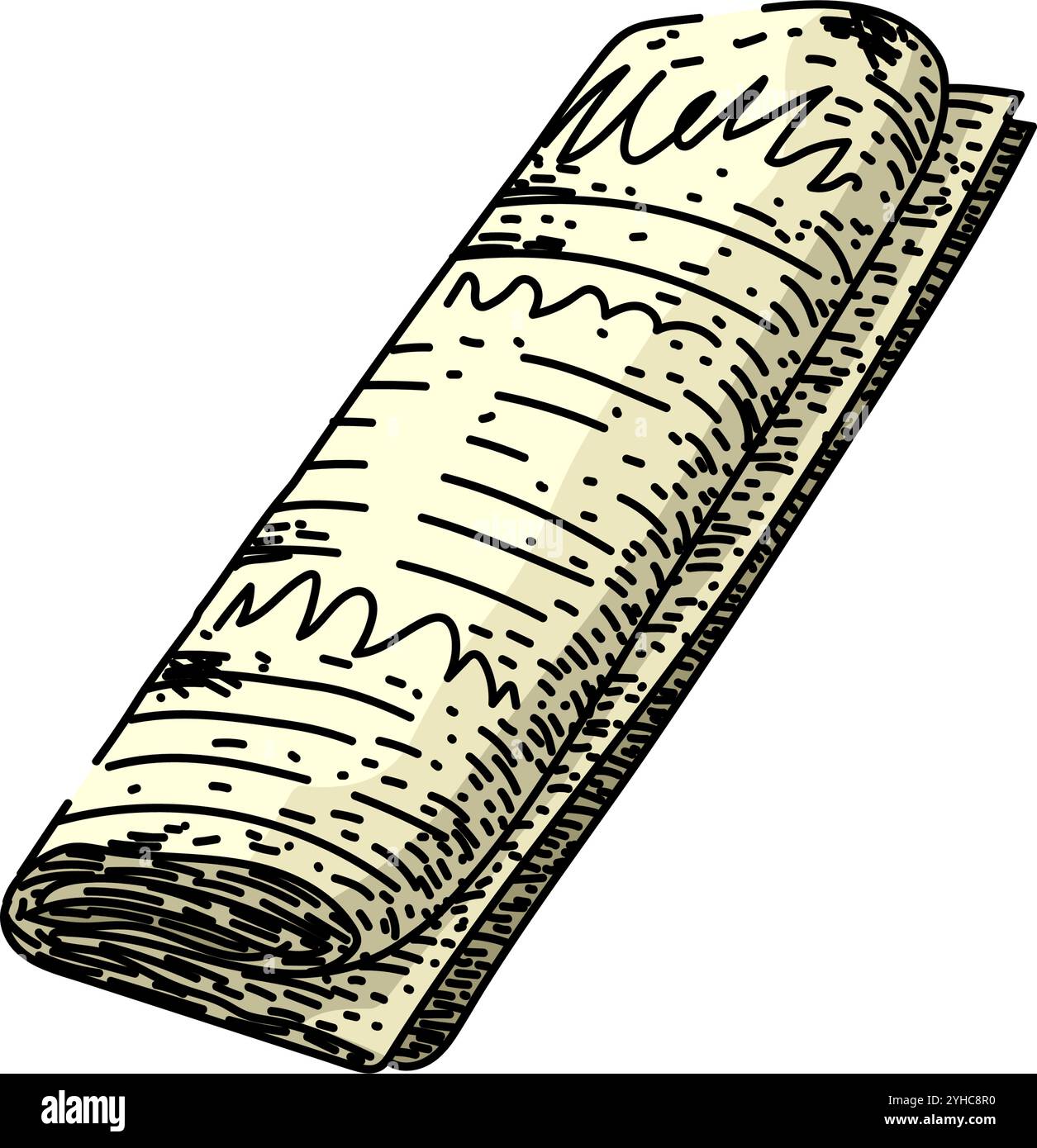 Old newspaper clipping Stock Vector Images - Alamy