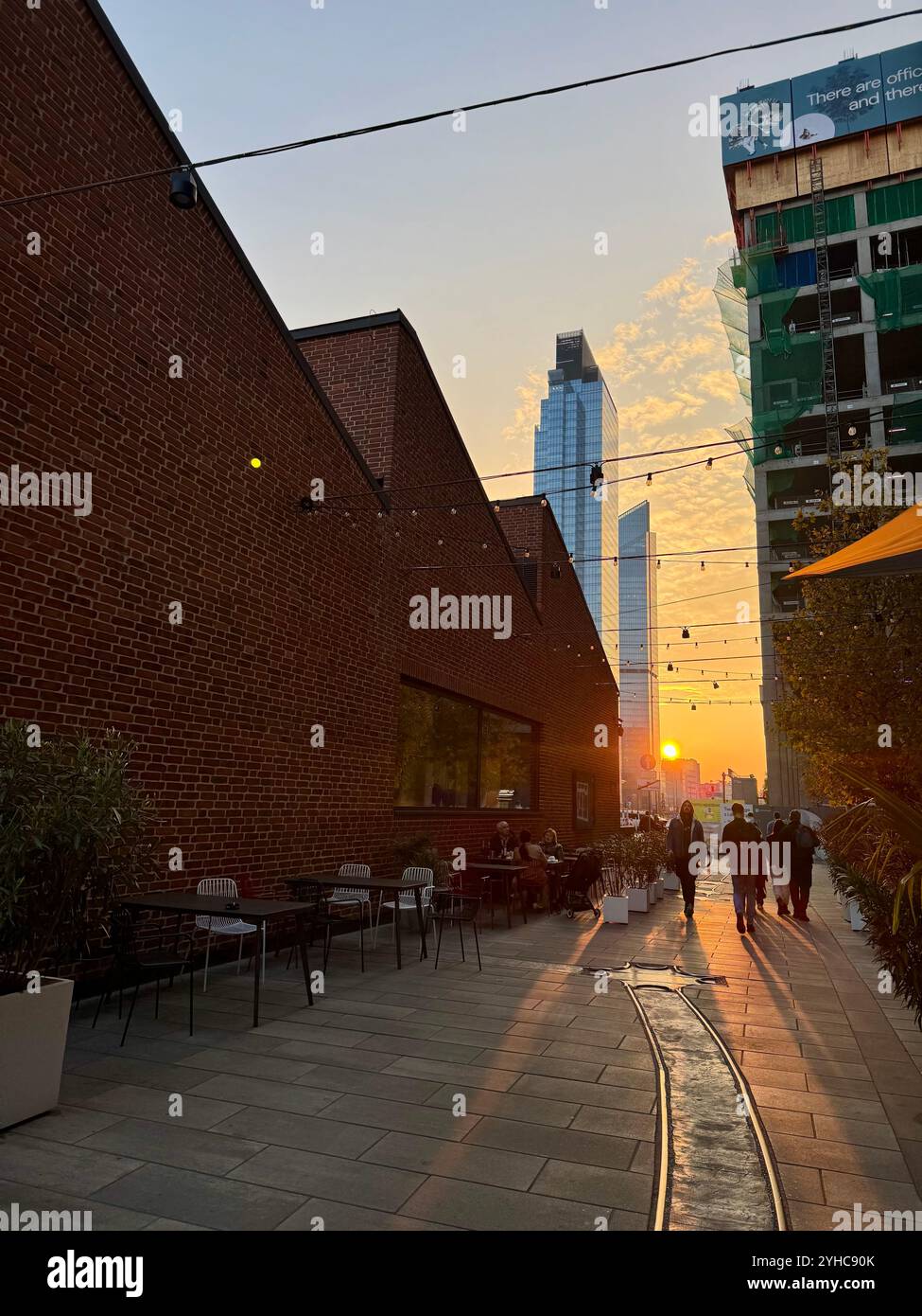 Modern Architecture at Sunset Stock Photo - Alamy
