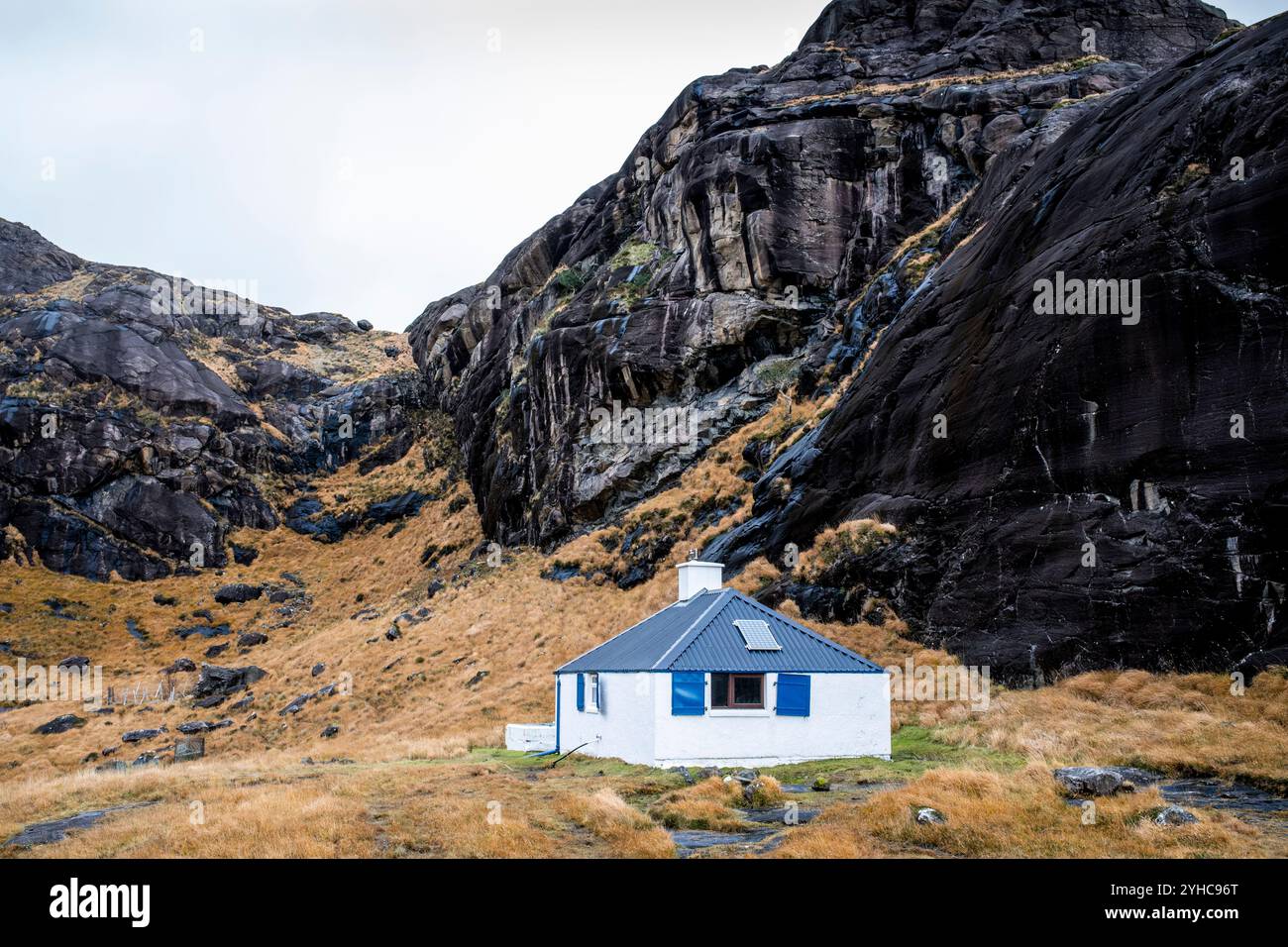 The Coruisk Memorial Hut At Loch Coruisk, Isle of Skye, Scotland, UK ...