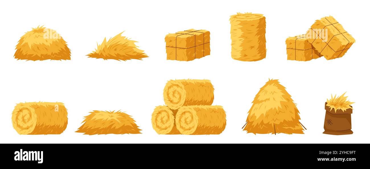 Hay blocks Cut Out Stock Images & Pictures - Alamy