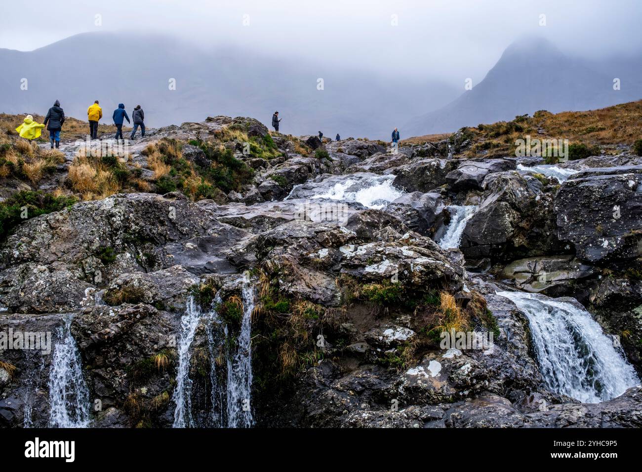 Waterfalls At The Fairy Pools In Late Autumn, Glenbrittle, Isle of Skye ...