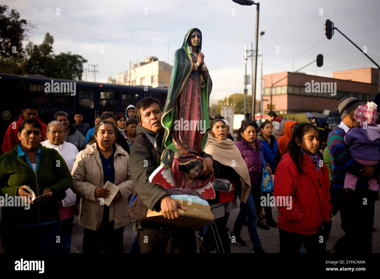 Mexico Our Lady of Guadalupe Pilgrimage Stock Photo - Alamy